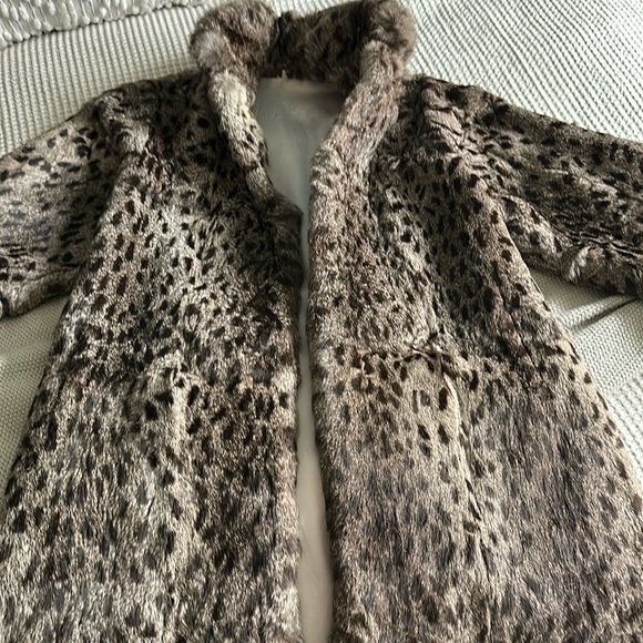 Jackets & Coats | Vintage Leopard Print Real Fur Coat | Poshmark